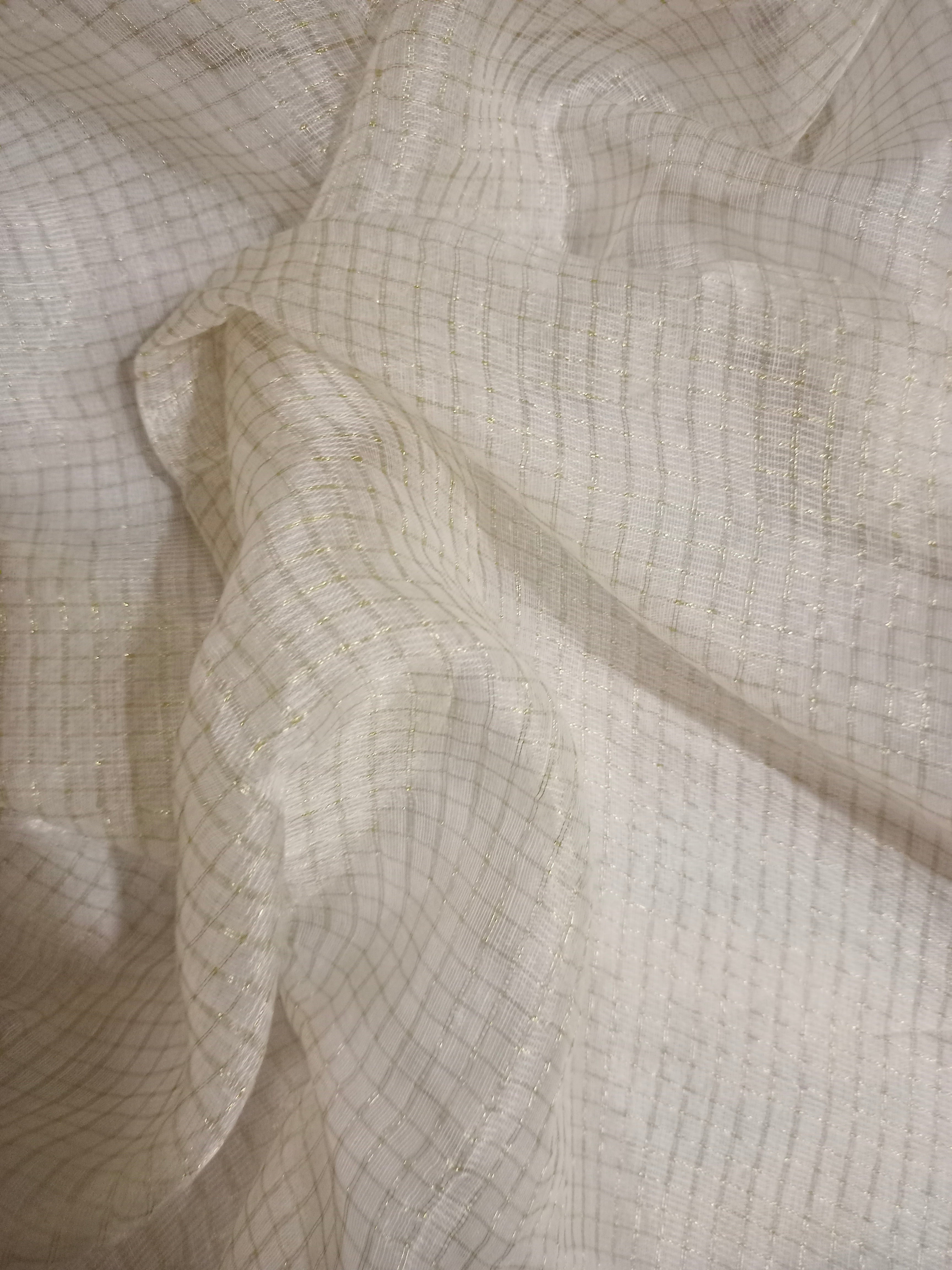 Kota Cotton Silk Fabric – Essence of India