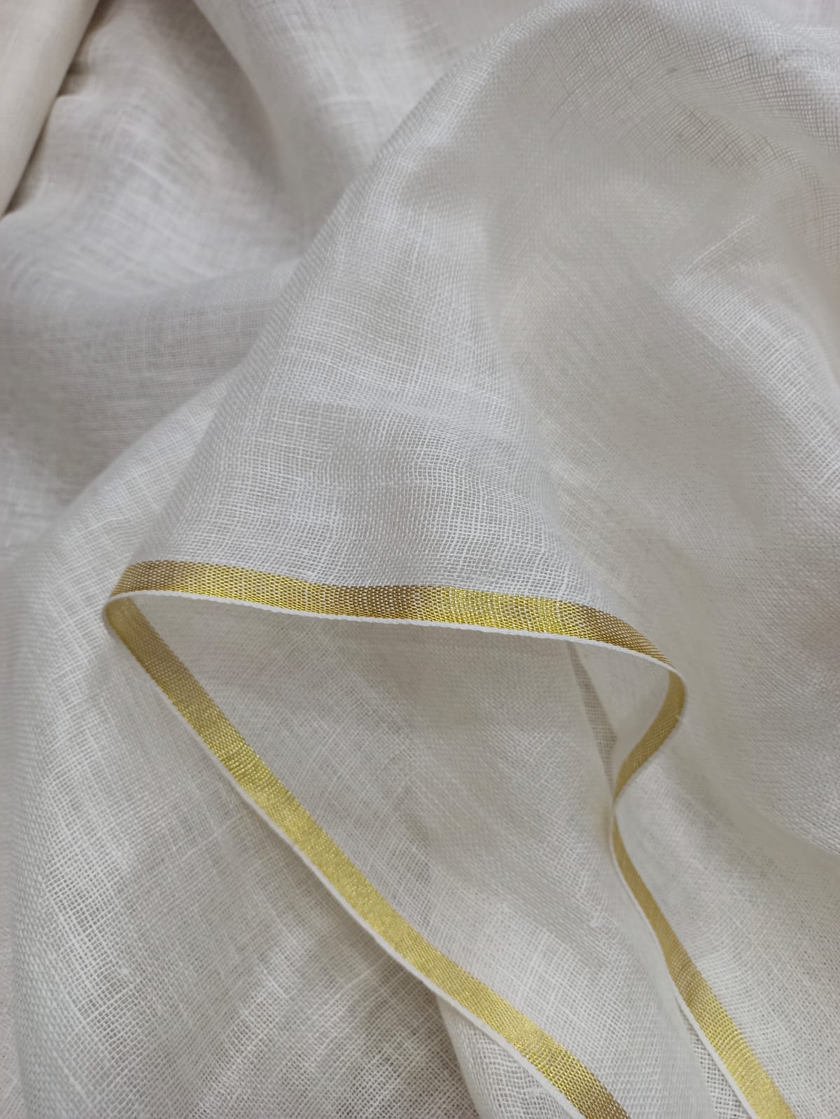 Pure Linen By Linen Gauze Fabric – Essence of India