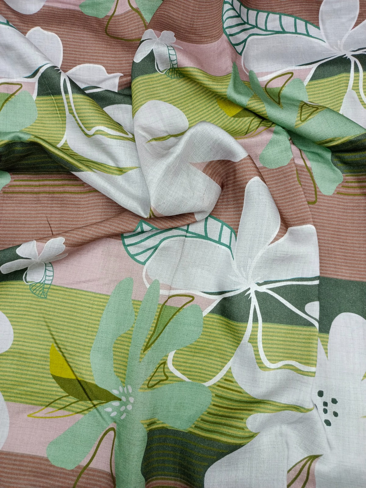 Pure Modal Soft Muslin Digital Printed Fabrics – Essence of India