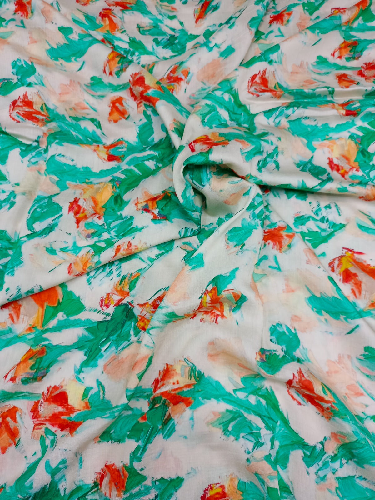 Pure Modal Soft Muslin Digital Printed Fabrics – Essence of India