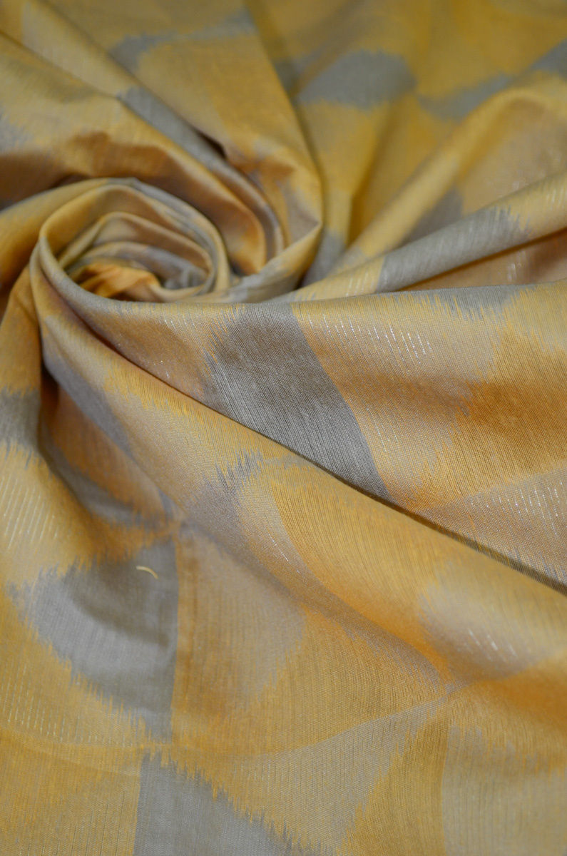Chanderi Cotton by Silk Fabric – Essence of India