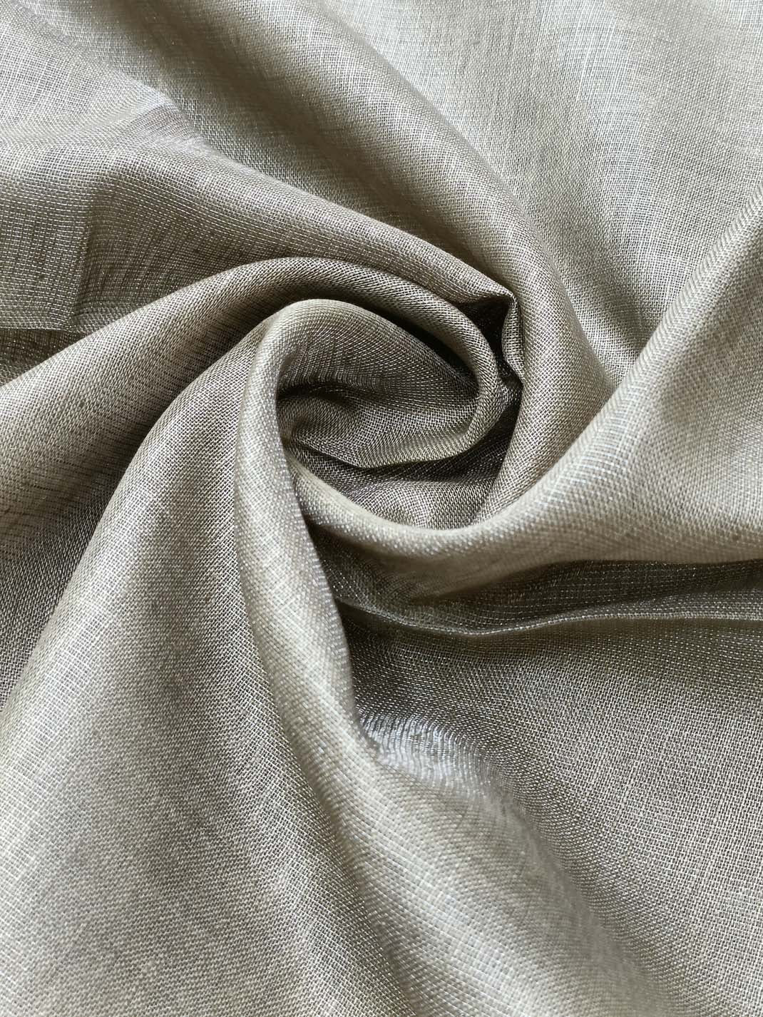 Handloom Pure Linen Tissue Fabric – Essence of India